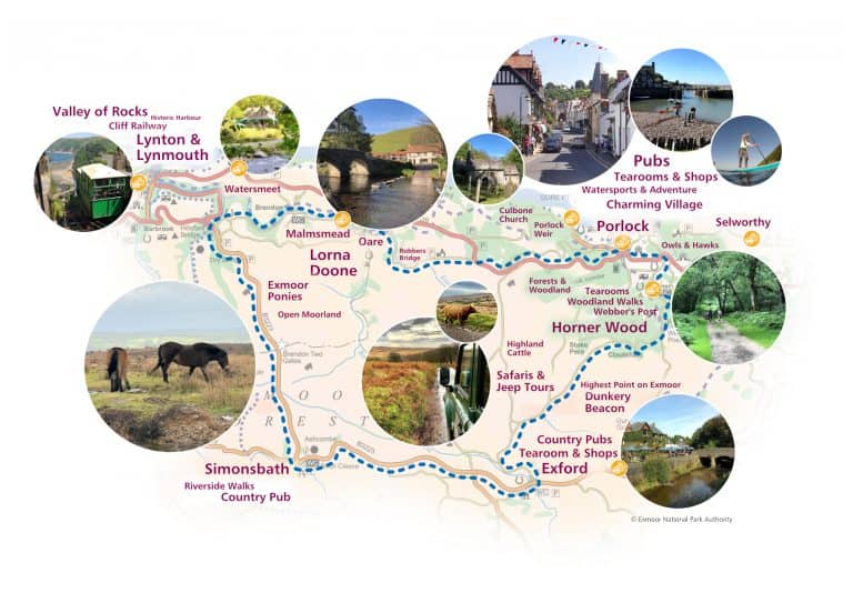 Central Exmoor Scenic Drive – Explore the Heart of Exmoor via ...
